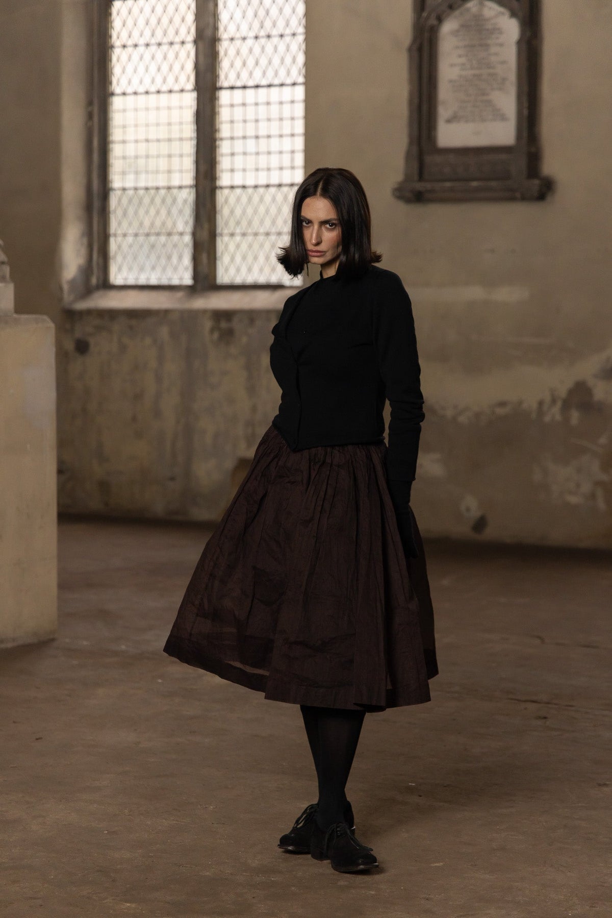NYX TUTU SKIRT SHORT - From Meg by Design in COTTON ORGANDY Chocolate ...